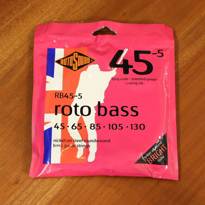 【楽天市場】Rotosound ロトサウンド RB45-5 (.045-.130) ベース弦 5弦用 ロトベース Roto Bass ...