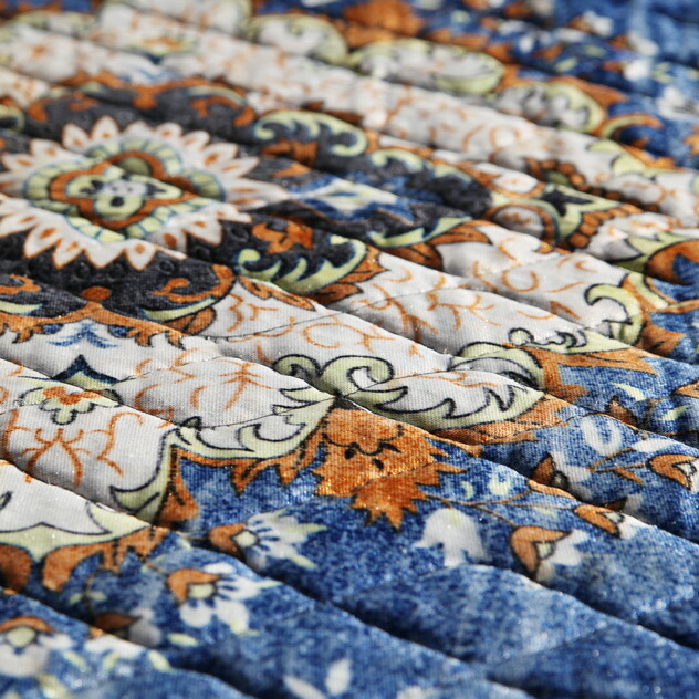 【210cm×140cm】INDIAN FESTIVAL RUG / インディアン フェルティバル ラグ PUEBCO ブエブコ キルト ラグ ...