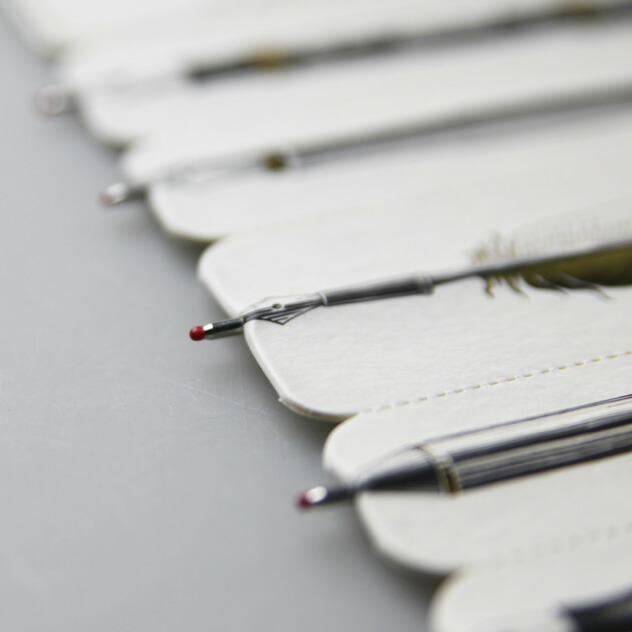FABULOUSLY FLAT PAPER PENS / フラット ペーパー ペン iF 厚紙 ペン 6個セット ギフト toms