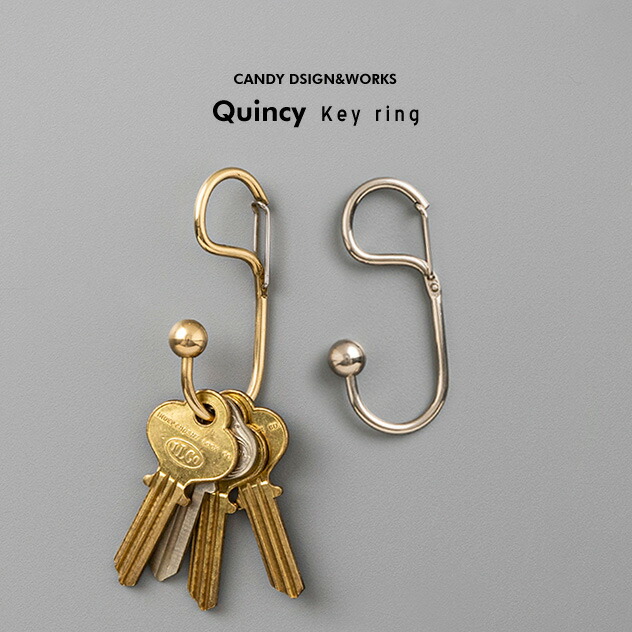 【楽天市場】CDW Quincy Key Ring / クインシー キーリング CANDY DESIGN & WORKS キャンディ デザイン ...