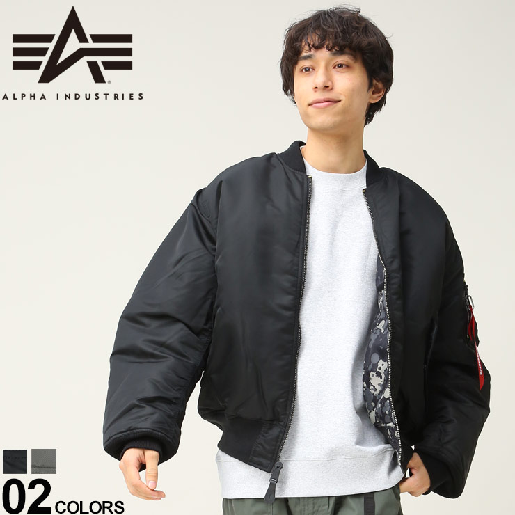 【楽天市場】【エントリーでポイント10倍】アルファ ジャケット ALPHA INDUSTRIES アルファインダストリーズ リバーシブル MA-1 フルジップ ジャケット PRINTED ...