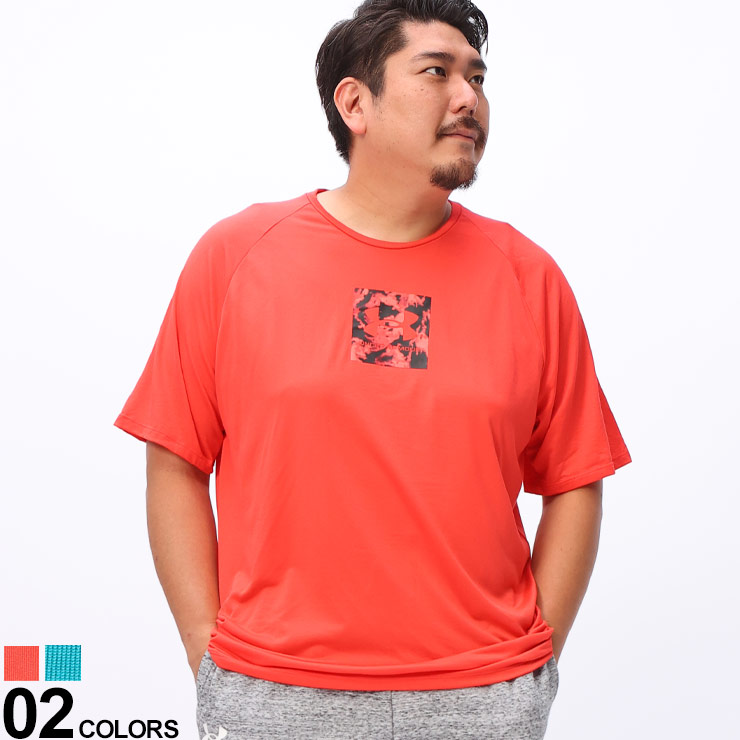 【楽天市場】UNDER ARMOUR (アンダーアーマー) LOOSE 速乾 BOXプリント クルーネック 半袖 Tシャツ TECH ...