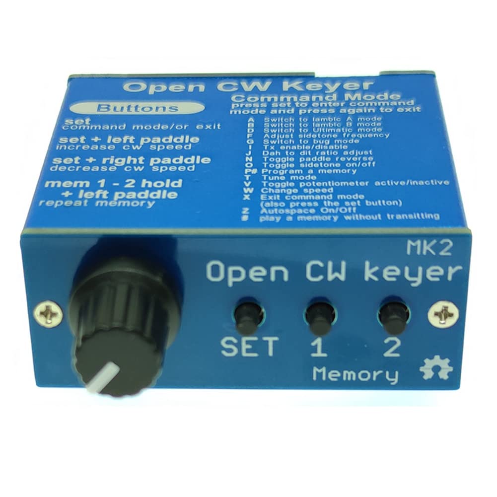 【楽天市場】Open CW Keyer 2 仕上げ アルミシェル付き CW Keyer 2 KIT CW 速度 1 ～ 999 WPM で調整可能：Terapower