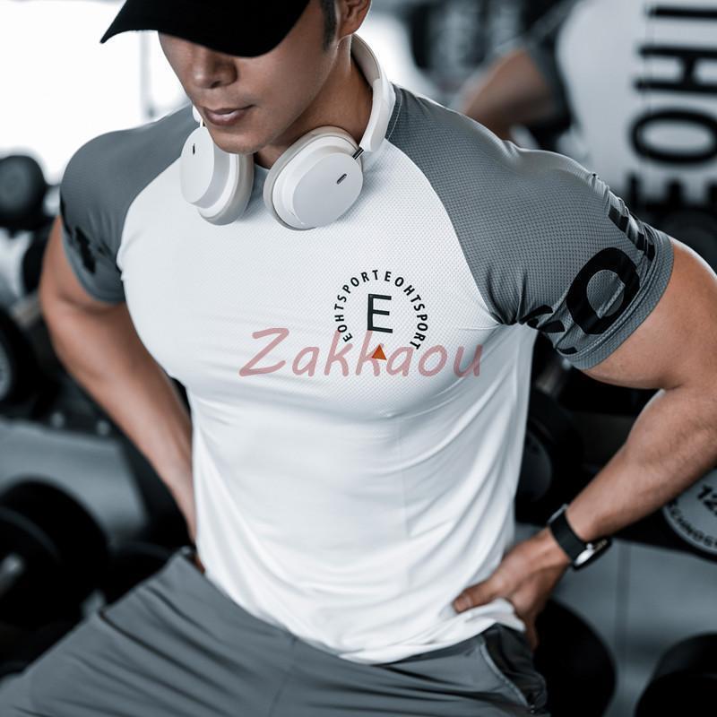 【楽天市場】Tシャツ 半袖 ストレッチ メンズ トレーニングウェア 吸汗速乾 ドライ 涼しい tシャツ トップス メンズ フィットネス スポーツ ジム ランニング：zeroandone