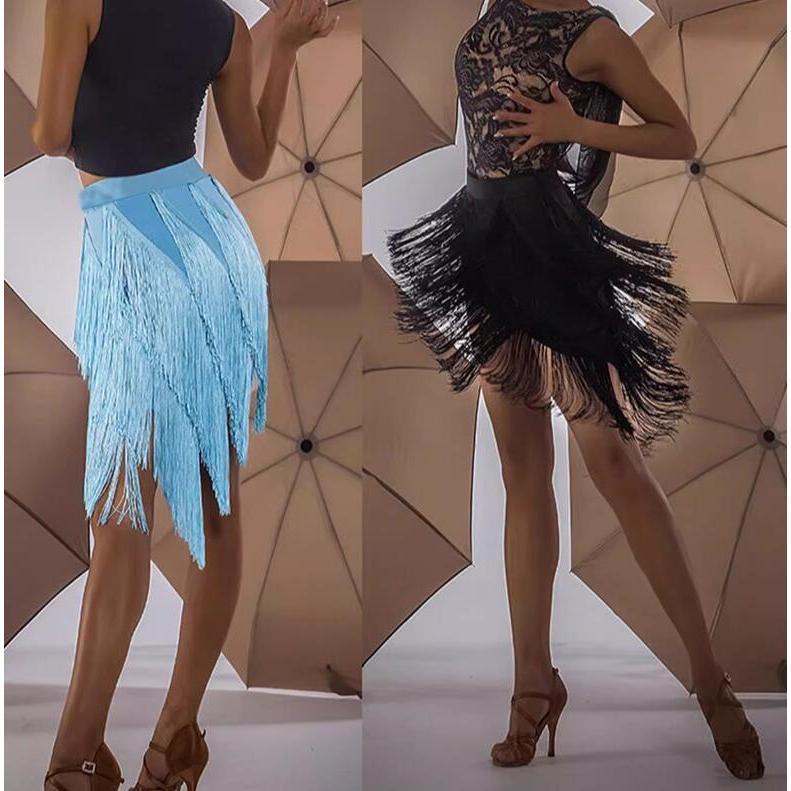 【楽天市場】レディース ラテンダンス衣装 フリンジ ヒップスカーフ ラテンスカート 社交ダンス ダンススカート イレギュラー ボトムス 舞台 演出服 クラブ服 練習着 チャチ：zeroandone