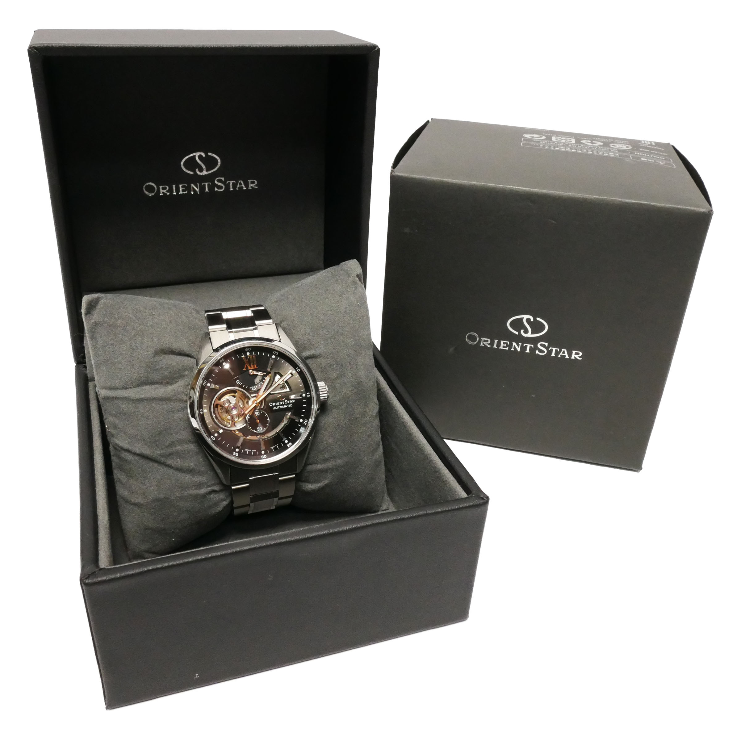 【楽天市場】【中古】【非常に良い】 Orient Star オリエントスター コンテンポラリーコレクション モダンスケルトン 時計 腕時計 メンズ 機械式 10気圧防水 アナログ シースルー ...