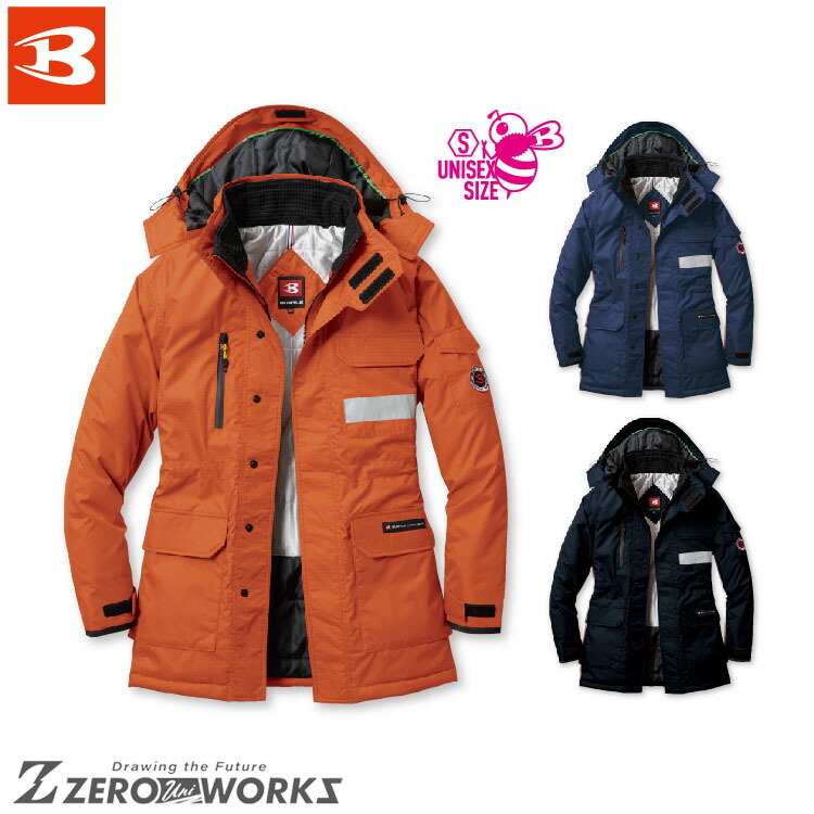 【楽天市場】BURTLE 7211 防寒コート SS S M L LL タウンユース かっこいい作業服 作業着 作業服 仕事着 バートル：ZERO-uni-WORKS