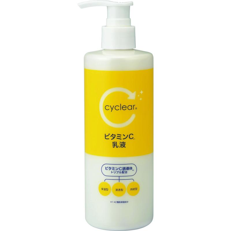 【楽天市場】熊野油脂 cyclear ビタミンC 乳液 300ML：Re-ZONE