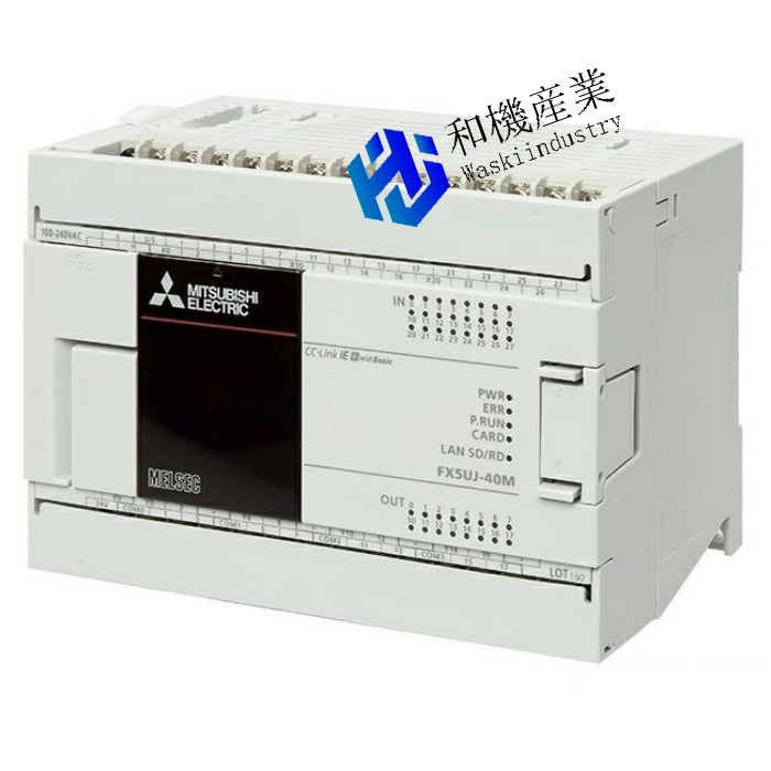 【楽天市場】【新品★送料無料】三菱電機 FX5UJ-40MR/ES CPUユニット 入力24点 DC24V シンク/ソース 出力16点 リレー ...