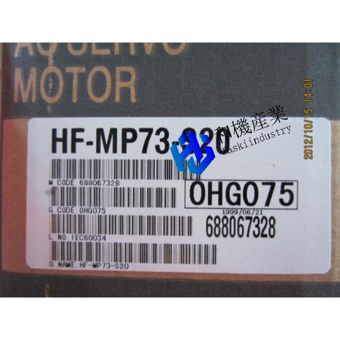 【楽天市場】【新品★送料無料】MITSUBISHI/三菱 HF-MP73-S20 サーボモーター【6ヶ月保証】：和機産業