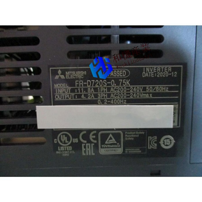 【楽天市場】【新品★送料無料】MITSUBISHI三菱電機 FR-D720S-0.75K 用インバーター【6ヶ月保証】：和機産業