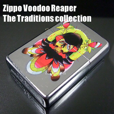 【楽天市場】ZIPPO ジッポ ライター ジッポー Voodoo Reaper The Traditions collection TATOO ...