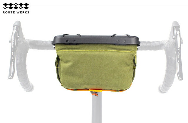 【楽天市場】ROUTE WERKS（ルートワークス）The Handlebar Bag ハンドルバーバッグ オリーブ 31.8mm対応BIKE ...