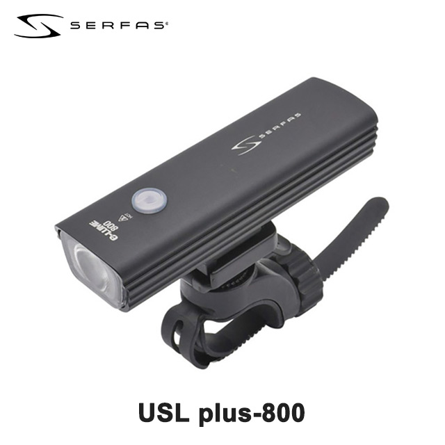 【楽天市場】 SERFAS(サーファス) USL plus-800 USB充電式 LED フロントライト 最大800ルーメン 【TQBC】：ジ ...