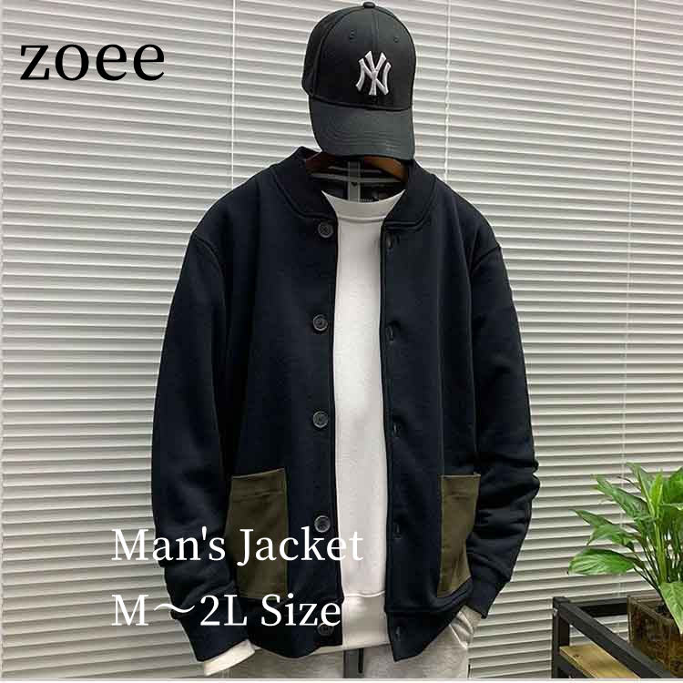 【楽天市場】【2025春新作】 ジャケット ライトアウター コート 長袖 ショート メンズ 春 秋 ブラック M/L/2L l4t26：zoee ダウンコート 毛皮 ムートン