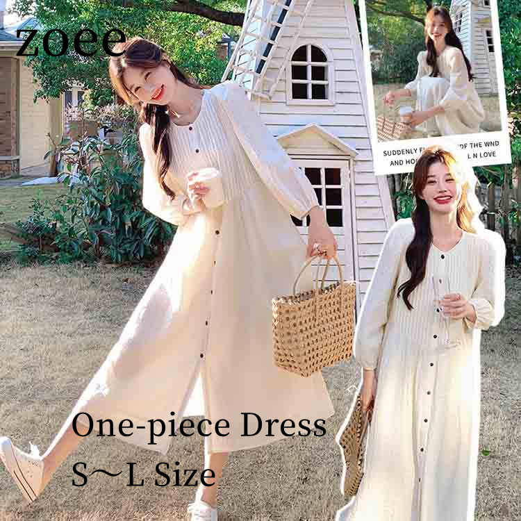 【楽天市場】【2025春新作】 シャツワンピース ミディアム ロング レディース 春 秋 ベージュ S/M/L l1n21：zoee ダウンコート 毛皮 ムートン