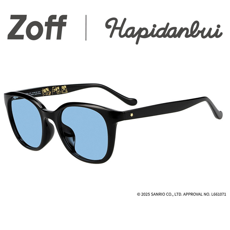 【楽天市場】≪お買い物マラソン期間限定！エントリーで最大100％ポイントバック≫|Zoff はぴだんぶい ウェリントン型 サングラス(ブラック) カラーレンズ 紫外線対策 UVカット メンズ ...