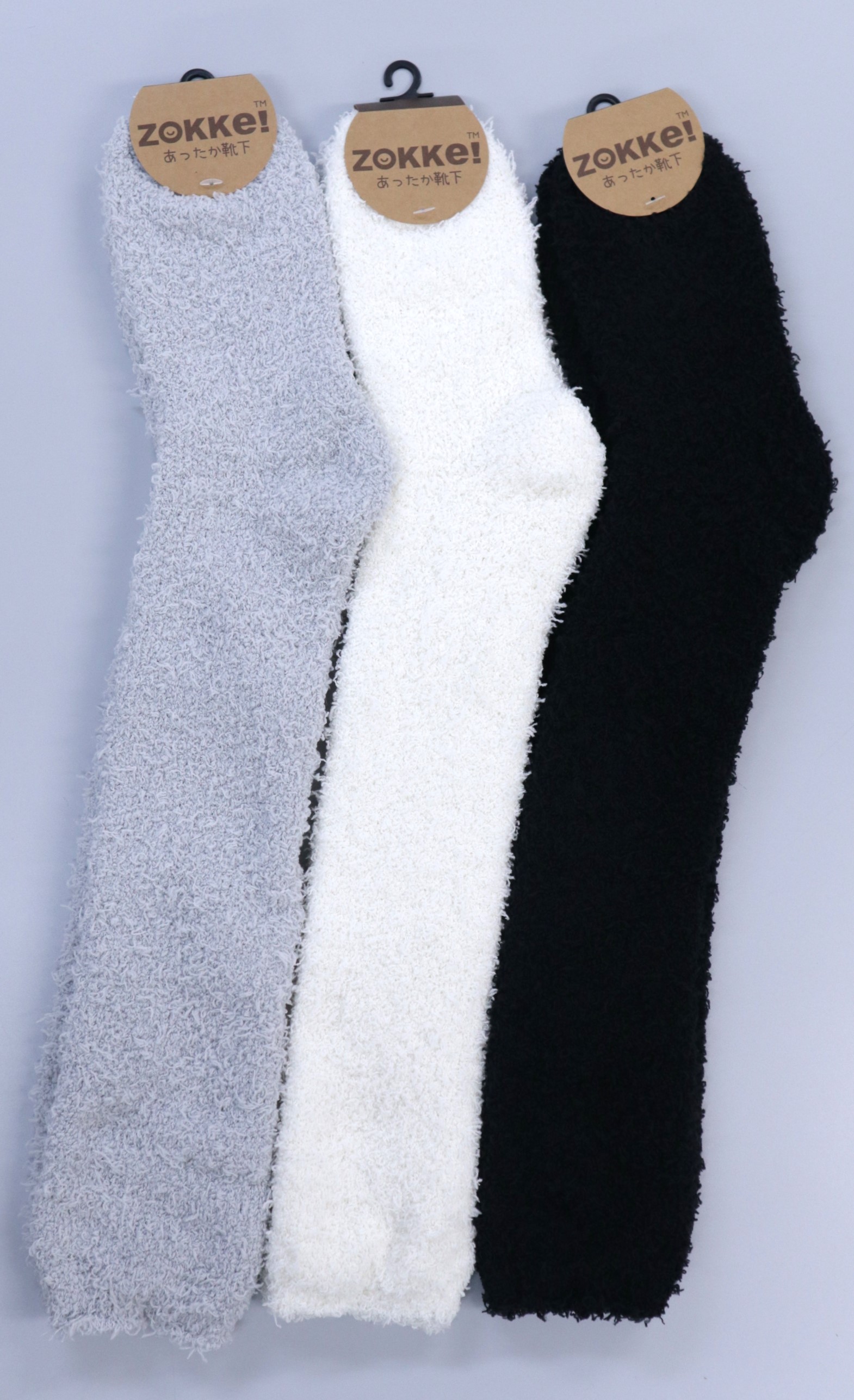 【楽天市場】もこもこあったかルームソックス3P￥1030!!：靴下通販ZOKKE