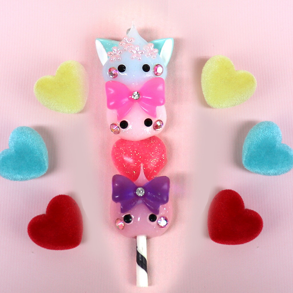 【楽天市場】串マシュマロ／パステルキュートほっぺちゃん／ストラップ／サン宝石：靴下通販ZOKKE