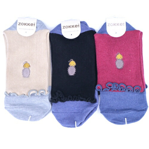 【楽天市場】【送料無料】 クルーソックス (ホワイト・ブラック・レッド) (23-25cm) (3足セット)みっとめるへん社：靴下通販ZOKKE