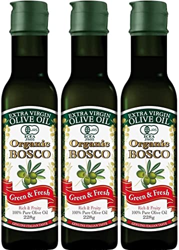 【楽天市場】BOSCOオーガニックエキストラバージンオリーブオイル228g(3本セット)おまけ付き【在庫あり】：zo-