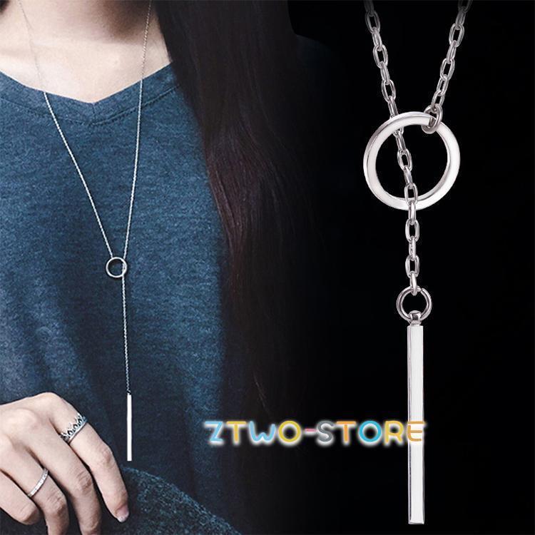 【楽天市場】ロングネックレス レディース ラリエット リング チェーン 女性 誕生日プレゼント ギフト カジュアルアクセサリー：Ztwo楽天市場店