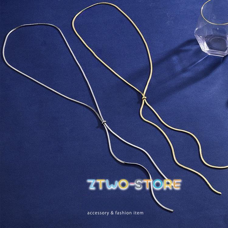 【楽天市場】ロングネックレス レディース 3way 上品 チェーン 調整可能 ラリエット ステンレス製 女性 誕生日プレゼント 誕生日お祝い 母の日ギフト：Ztwo楽天市場店