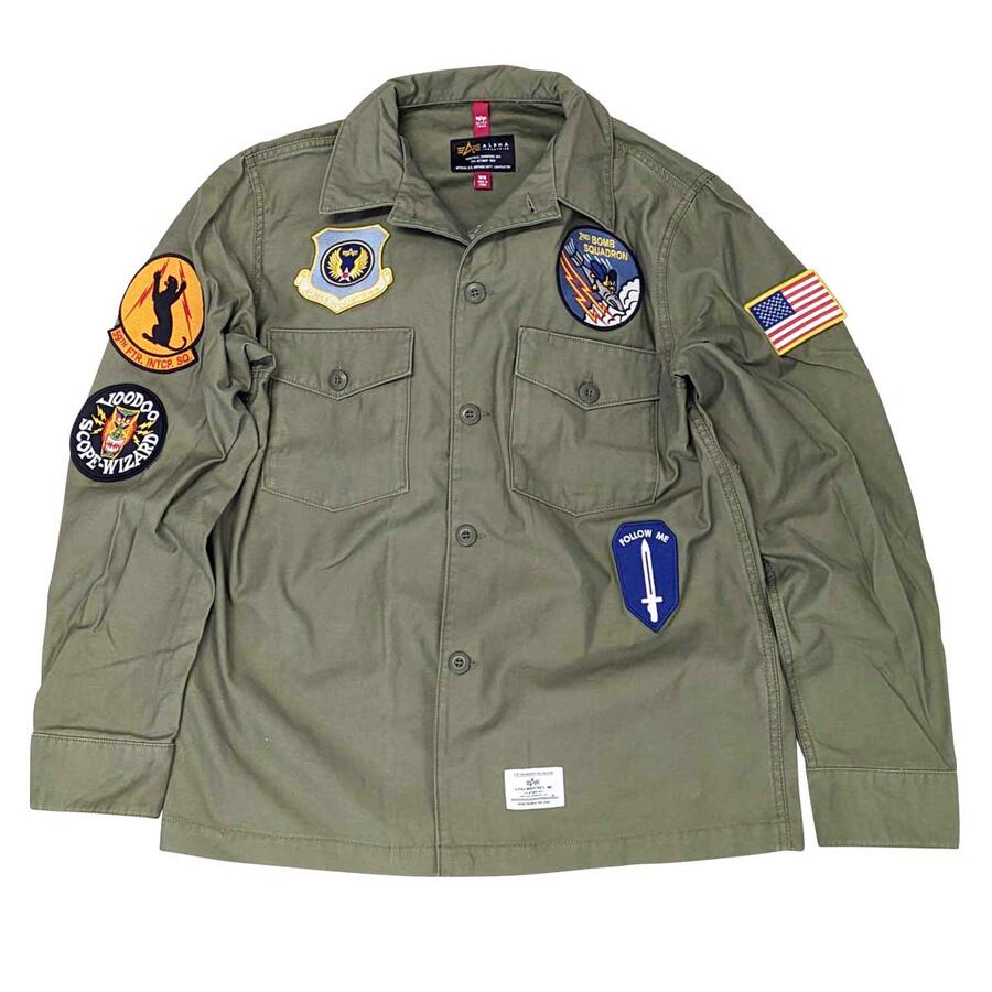 【楽天市場】1950 M-65 ミリタリージャケット USA フルワッペン装着 アルファインダストリーズ正規品 ALPHA ...